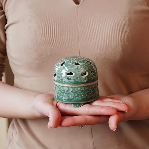 Ceramic Incense Bowl - Etsy