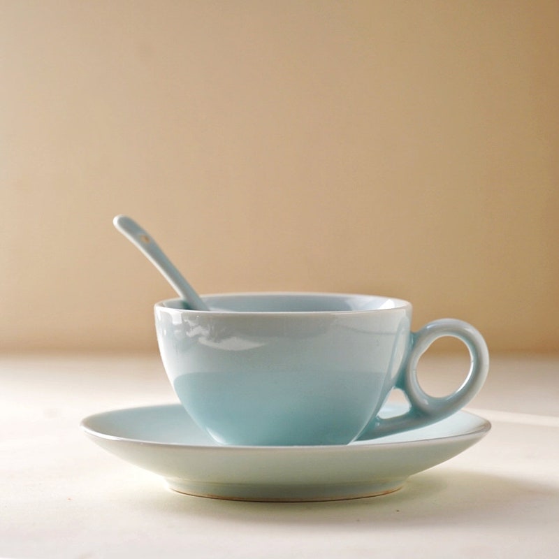 Small Cup and Saucer - Etsy