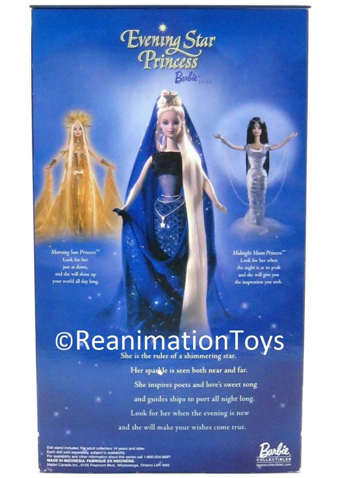Barbie Celestial Evening Princess Mystical Sky Goddess Doll Mint New ...
