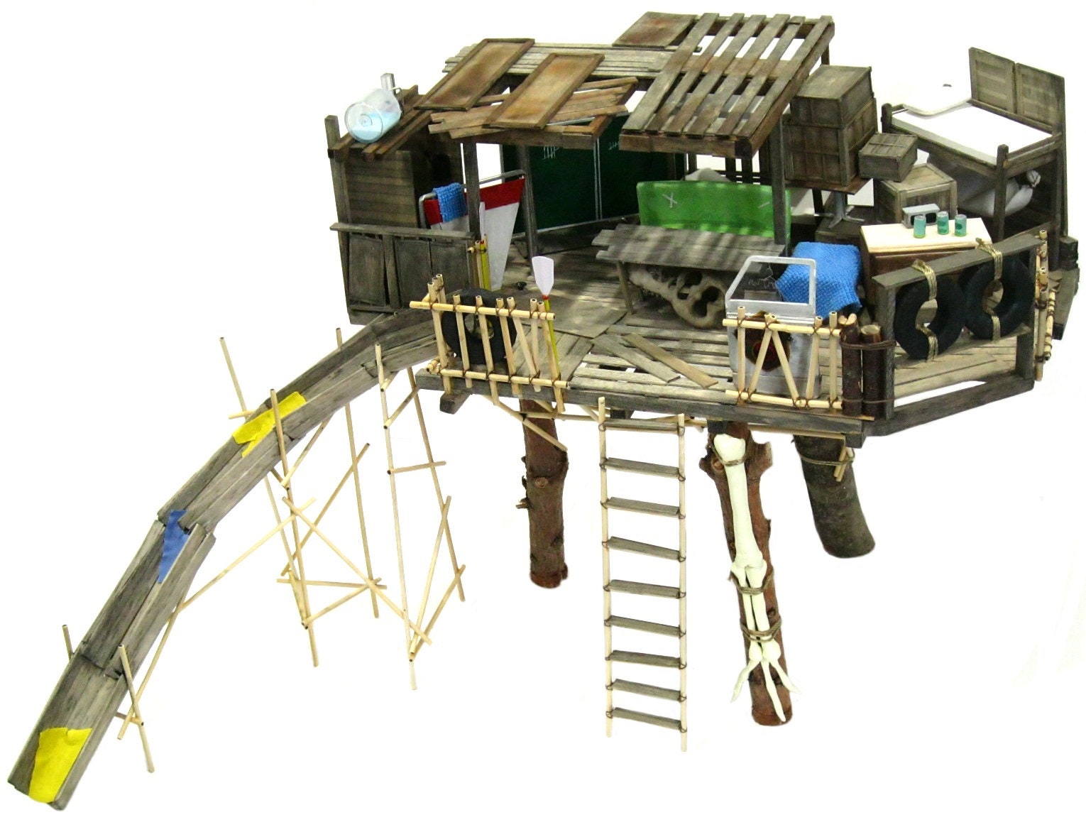 Jurassic World Park Custom Camp Cretaceous S2E3 Treehouse Playset ...