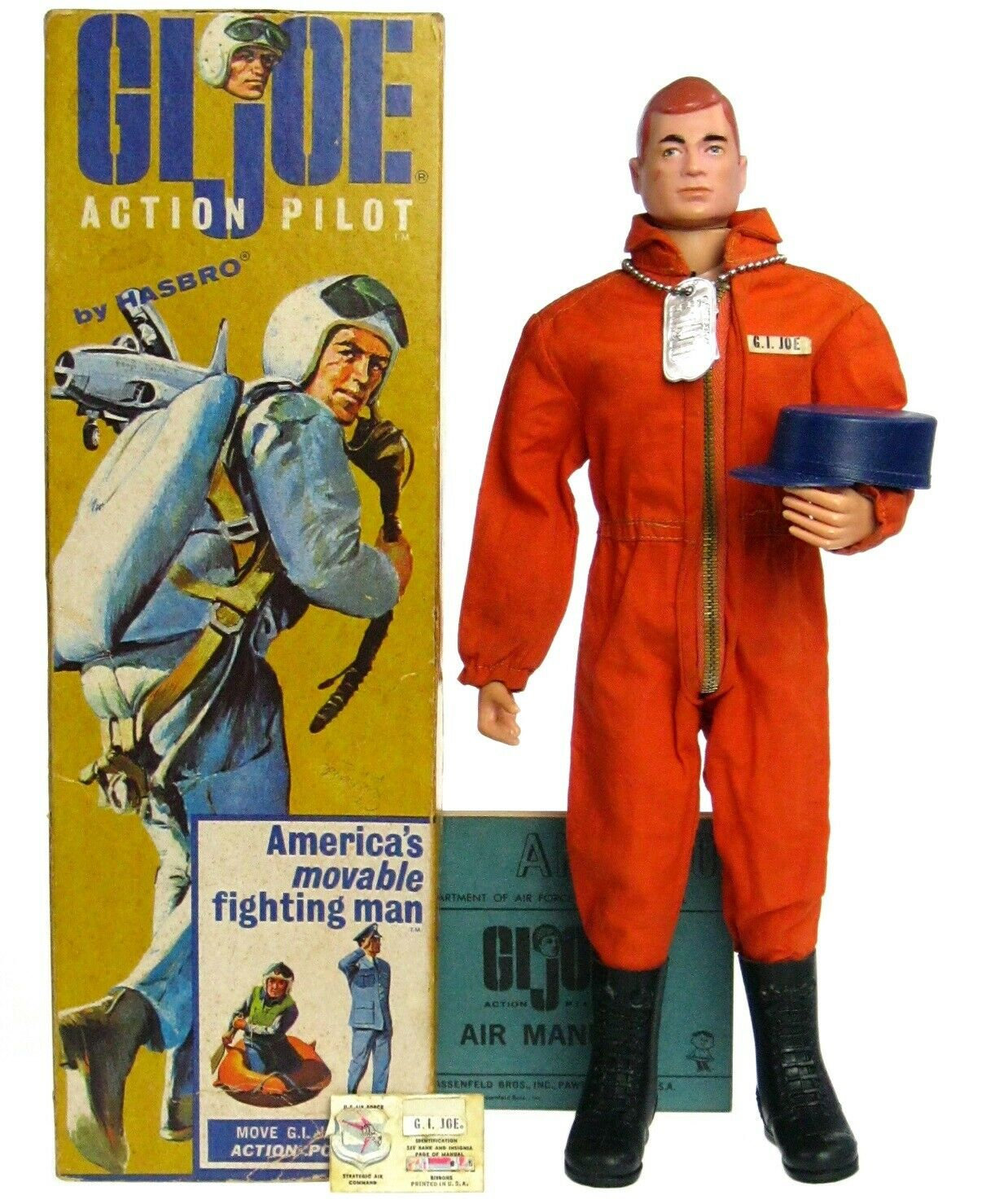 Vintage 1964 GI Joe Hasbro Action Pilot Air Force PH 12 | Etsy