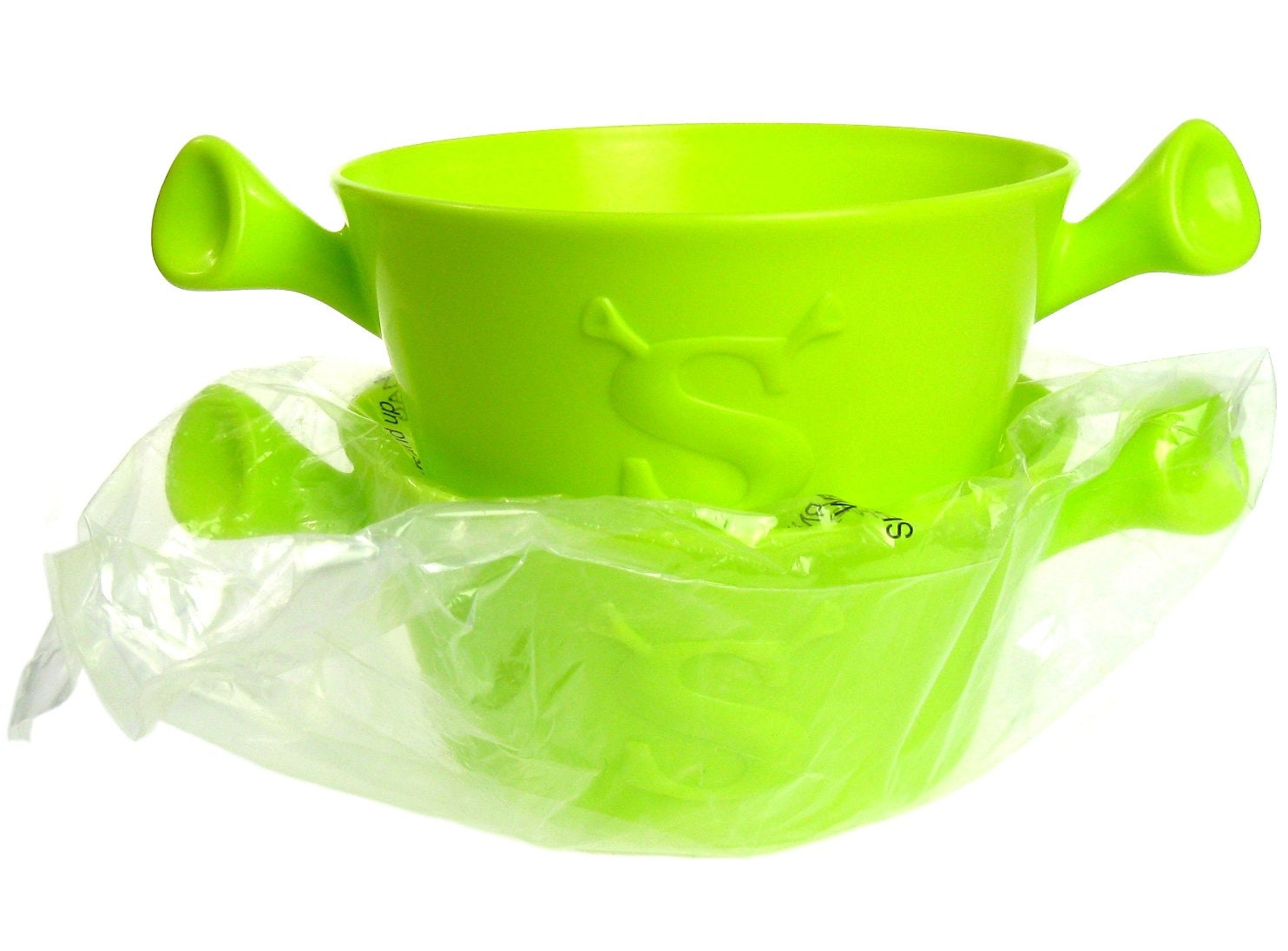 Rare Kellogg's Cereal Premium Shrek Bowl Lime Green Ogre | Etsy