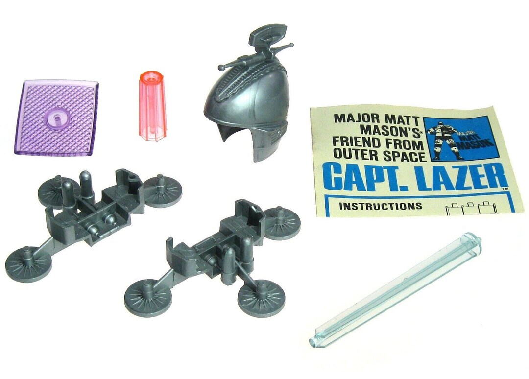 Vintage 1967 Mattel Major Matt Mason Captain Lazer Beacon Wand Radon ...