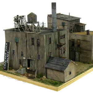 HO Scale Custom Built Cracker Jack Palace Factory Lighted Scratch ...