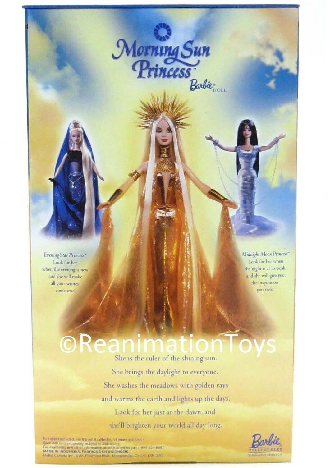 Barbie Celestial Morning Sun Princess Mystical Sky Goddess Doll Mint ...