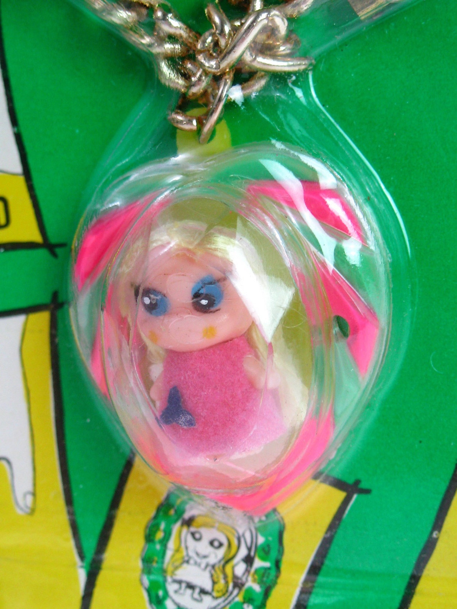 Vintage 60's Liddle Kiddles Girls Jewelry Clone Klone Pink/green Heart ...