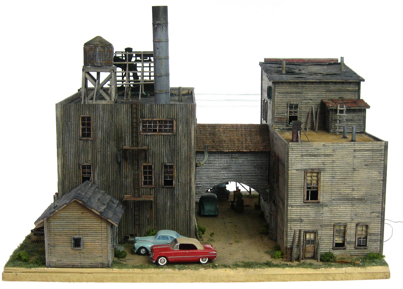 HO Scale Custom Built Cracker Jack Palace Factory Lighted Scratch ...