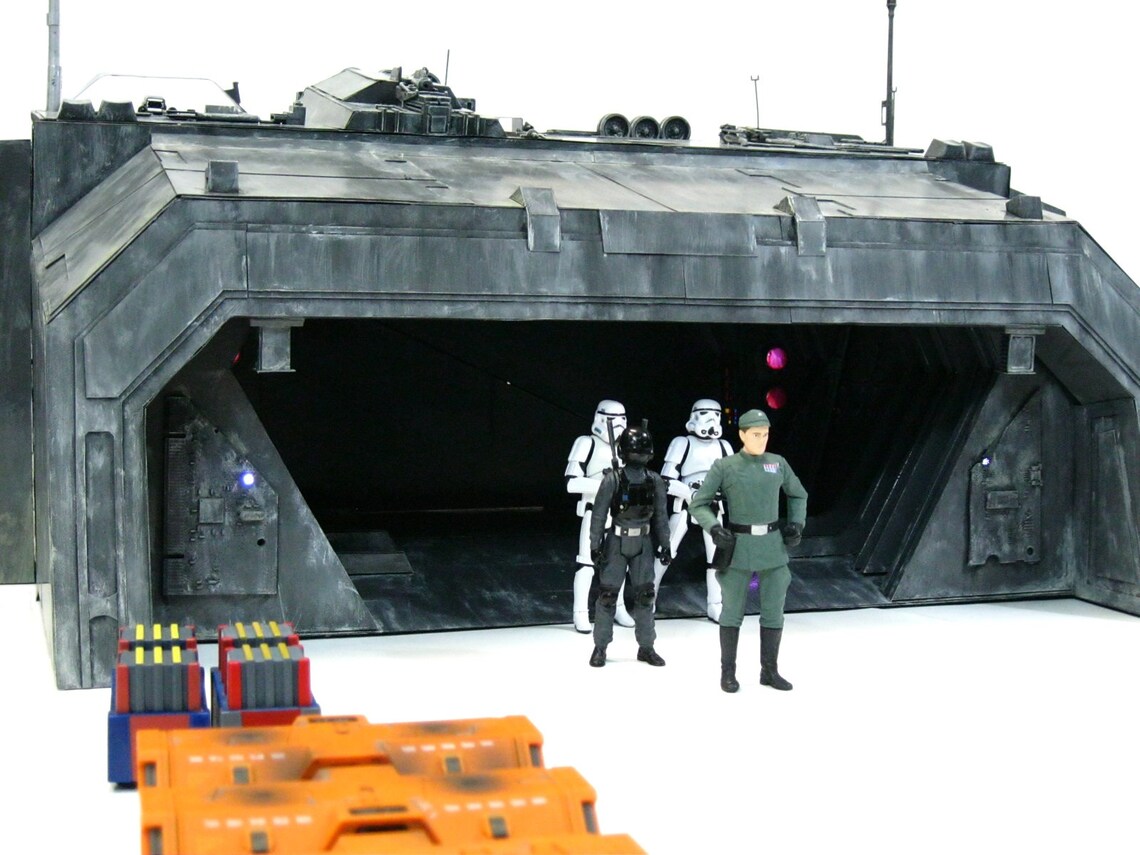 Star Wars Rogue One Scarif Imperial Bunker Custom Built - Etsy