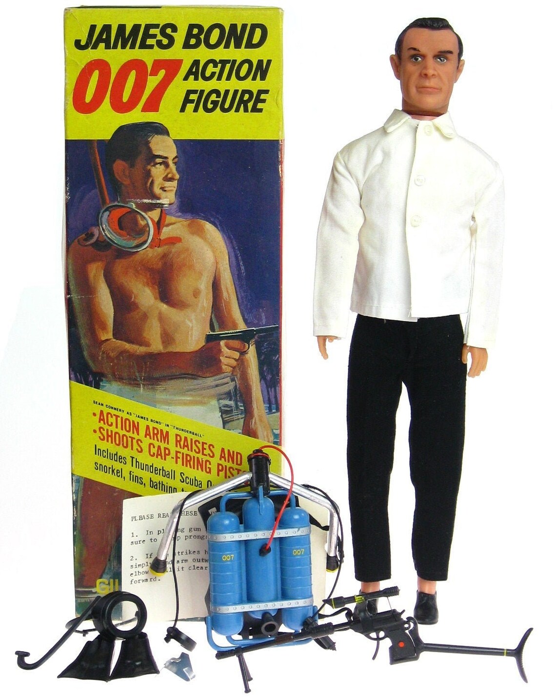 Vintage 1965 Gilbert James Bond 007 Spy Sean Connery Jetpack | Etsy