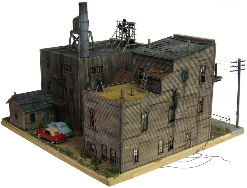 HO Scale Custom Built Cracker Jack Palace Factory Lighted Scratch ...