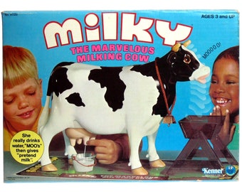 1977 Milky the Marvelous Milking Cow Toy - Etsy