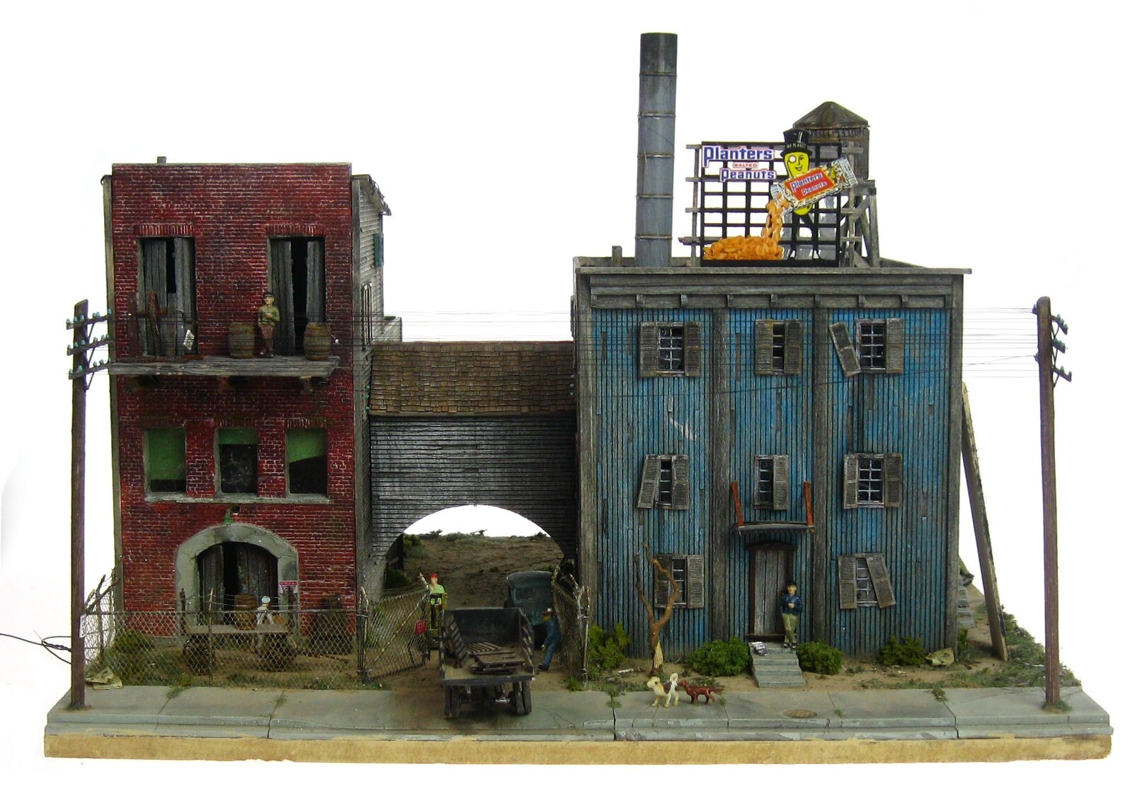 HO Scale Custom Built Cracker Jack Palace Factory Lighted Scratch ...