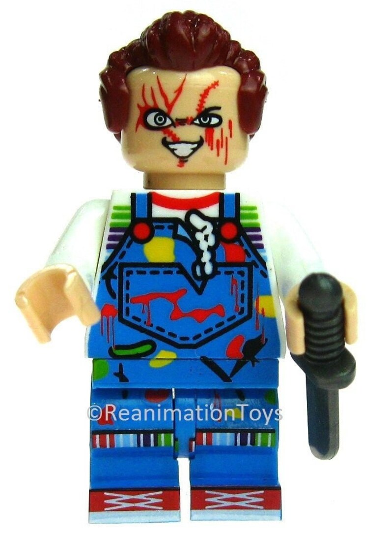 Custom Child's Play Chucky Doll Monster Slasher Horror Film Mini Figure ...