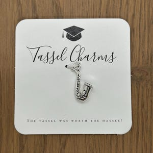 Saxophone Graduation Charm: Music Student Gift - Etsy