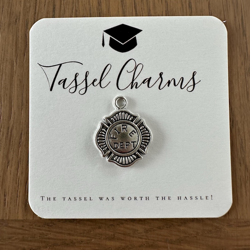 Firefighter Charm - Etsy