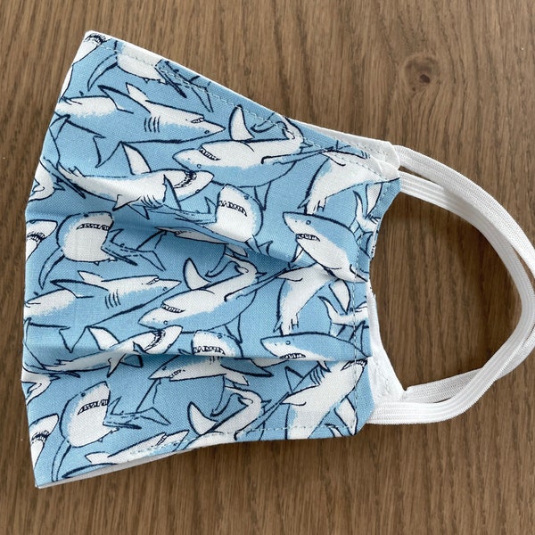 Shark Face Mask - Etsy