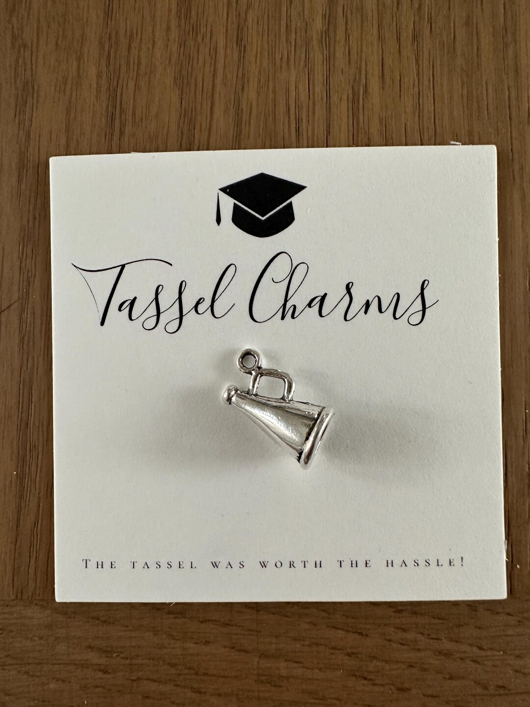 Cheerleading Megaphone Graduation Cap Charm: Senior Cheer Gift - Etsy