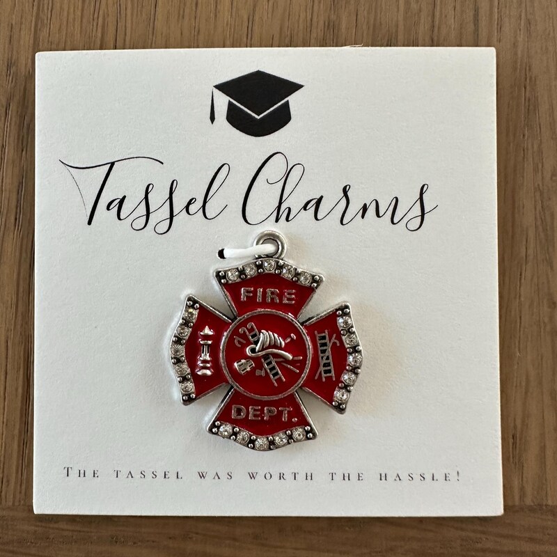 Firefighter Charm - Etsy