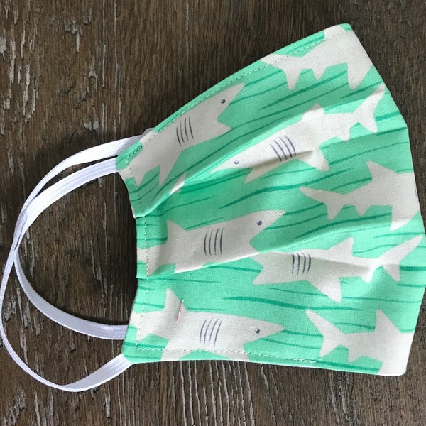 Shark Face Mask - Etsy