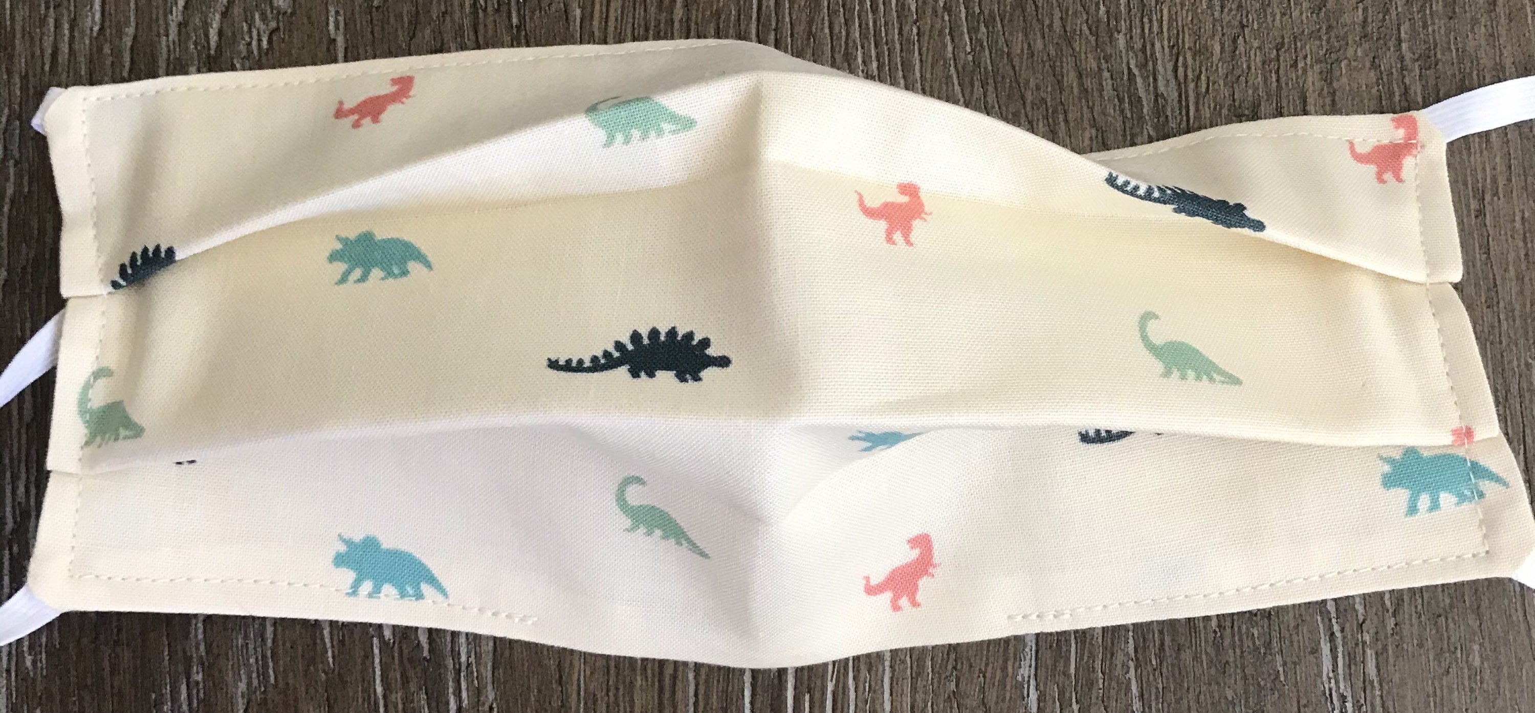 Dinosaur Face Mask With Elastic Ear Loops in Adult and Kids - Etsy