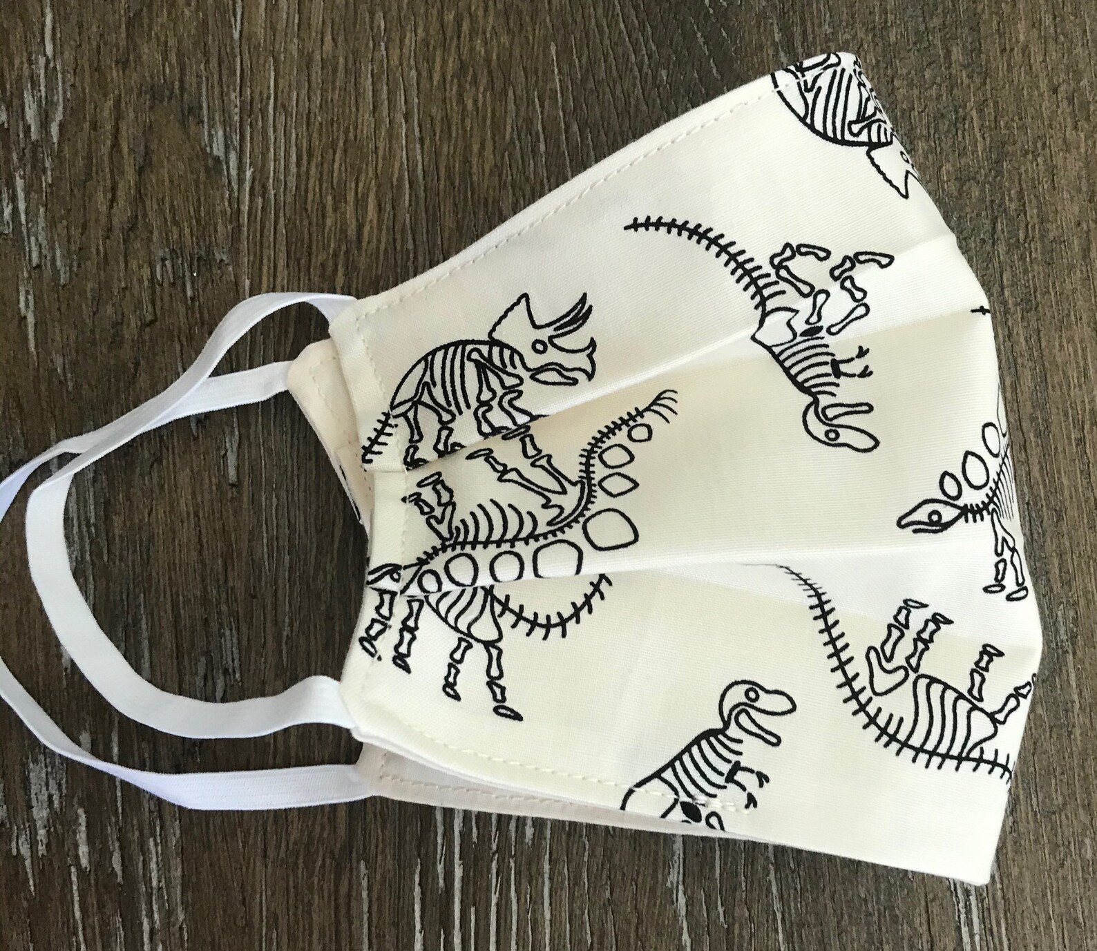 Dinosaur Face Mask with Elastic Ear Loops in Adult and Kids | Etsy