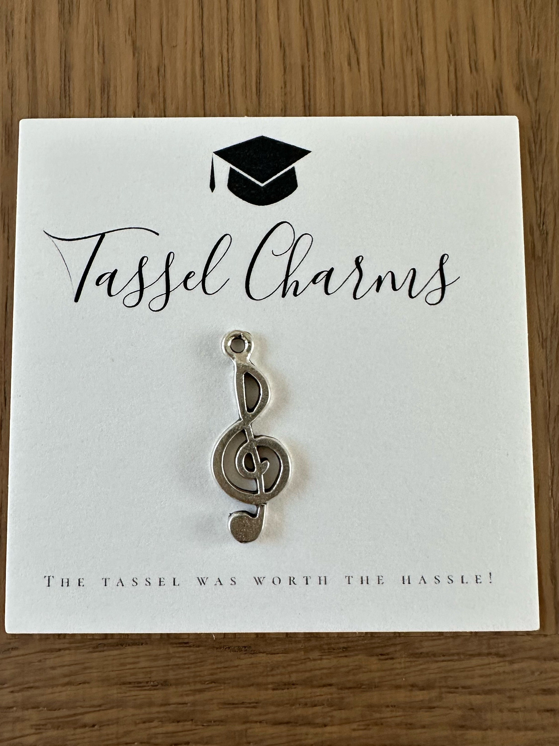 Treble Clef Graduation Cap Tassel Charm: Music Major Gift - Etsy