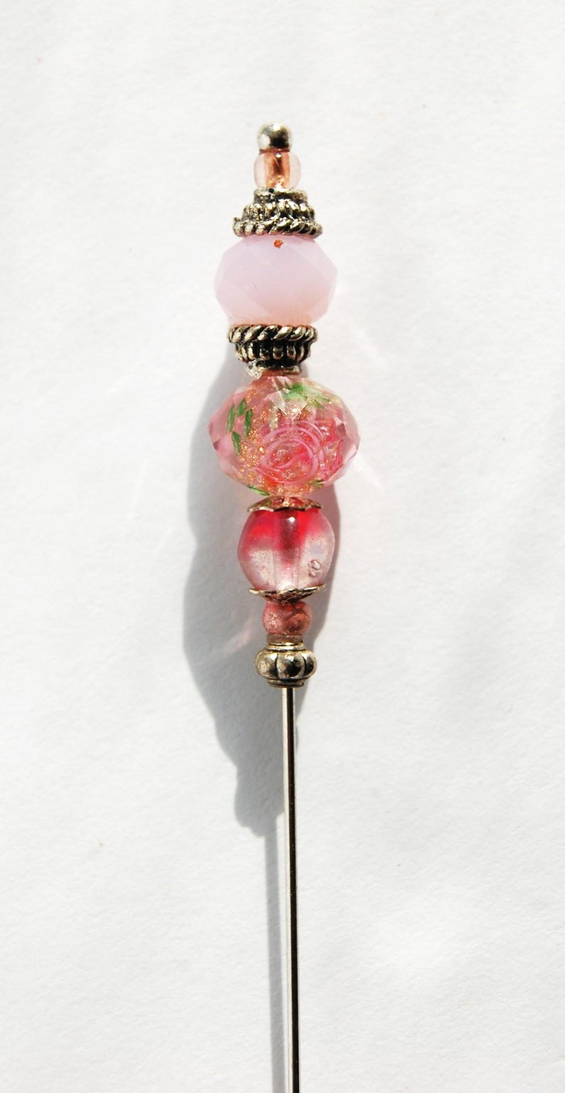 Pretty and Unique Stick Hat or Shawl Pins in Set of 3 to Wear With Any ...
