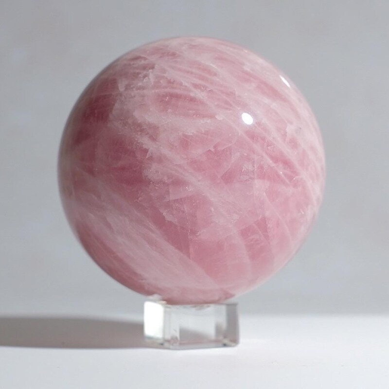 Rose Quartz Sphere - Etsy Canada