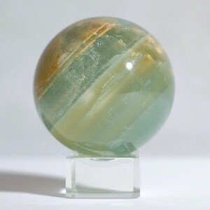 Lemurian Aquatine Calcite Sphere | Blue Onyx Crystal Sphere - Etsy