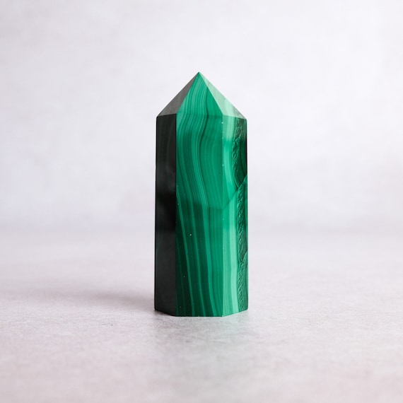 Home Décor Home & Living Stunning Malachite Point Malachite Crystal ...