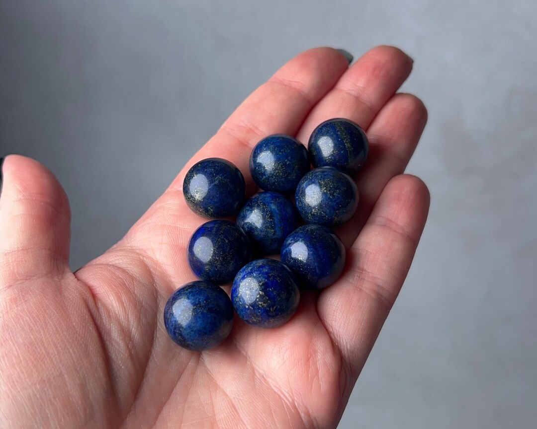 Lapis Lazuli Spheres Mini Blue Lapis Lazuli Crystal Spheres - Etsy