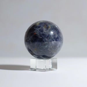 Blood Iolite Sphere | Sunstone Iolite Crystal Sphere - Etsy