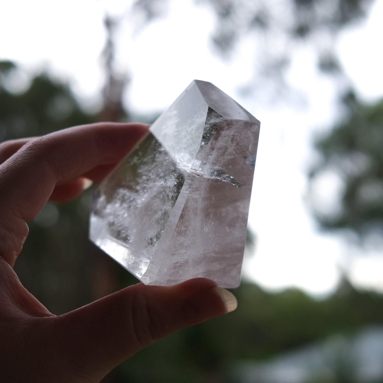 Faceted Clear Quartz Freeform Crystal Freeform - Etsy UK