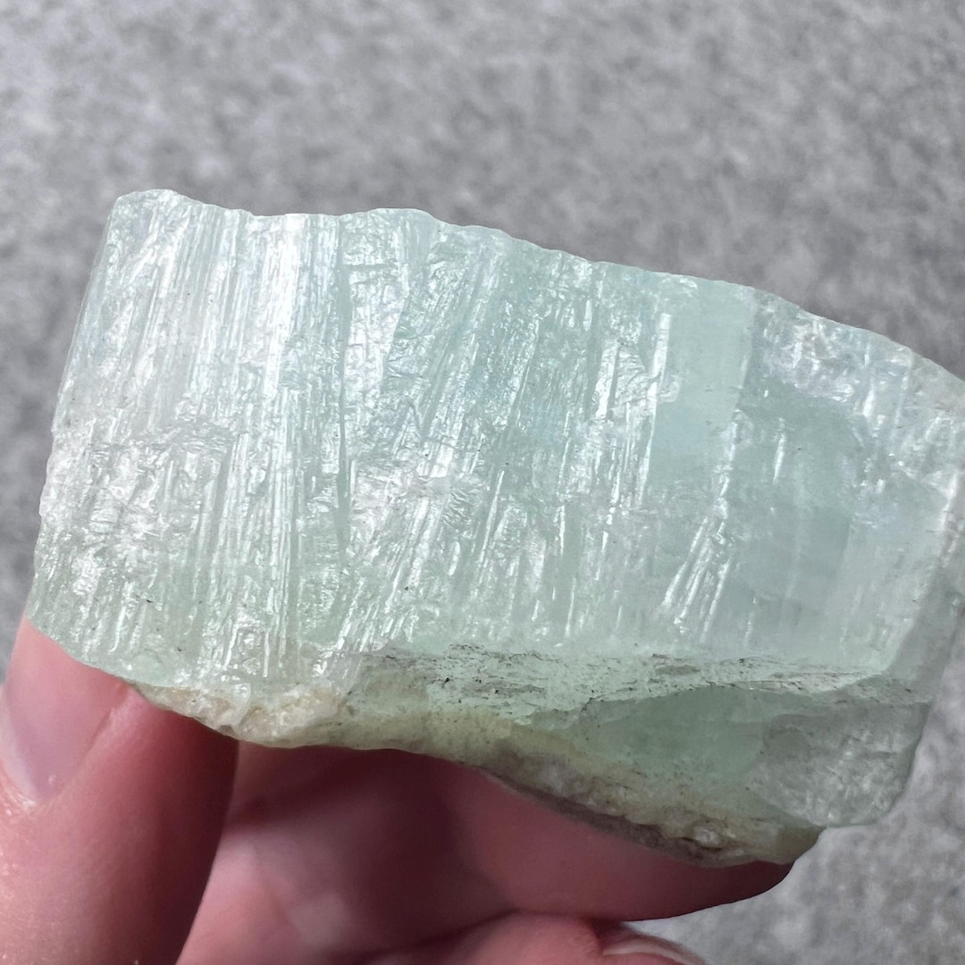 Raw Caribbean Calcite Specimen | Mint Blue Calcite Crystal - Etsy Canada