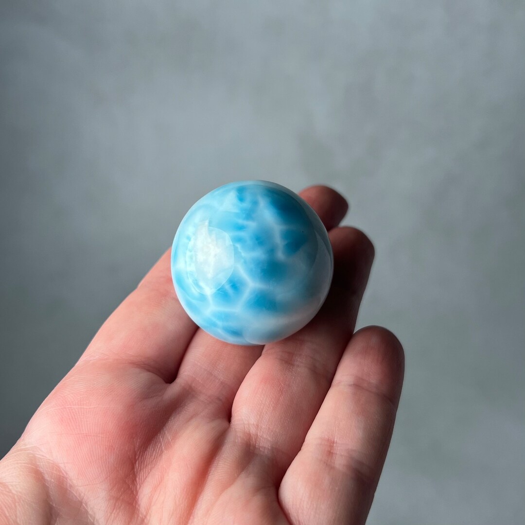 High Quality Larimar Sphere Pectolite Crystal Sphere - Etsy UK