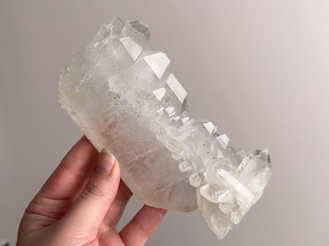 XL Faden Quartz Cluster | Tabular Quartz Crystal Specimen - Etsy