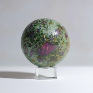 Ruby Fuchsite Sphere | Ruby Kyanite Crystal Sphere - Etsy