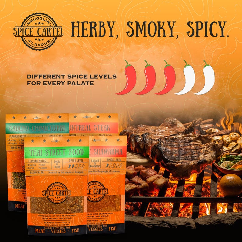 Lebanese Shawarma Spice Blend: Paprika, Cumin & Turmeric (35g) - Etsy UK