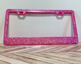 B-grade Pink Hella Slow License Plate Frame - Etsy