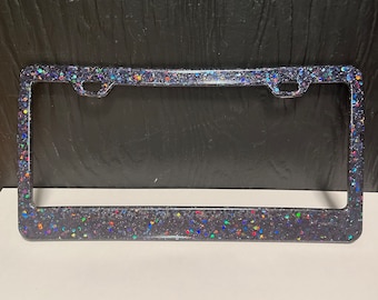 Blackout Reflective Custom License Plate Frame License Plate Custom ...