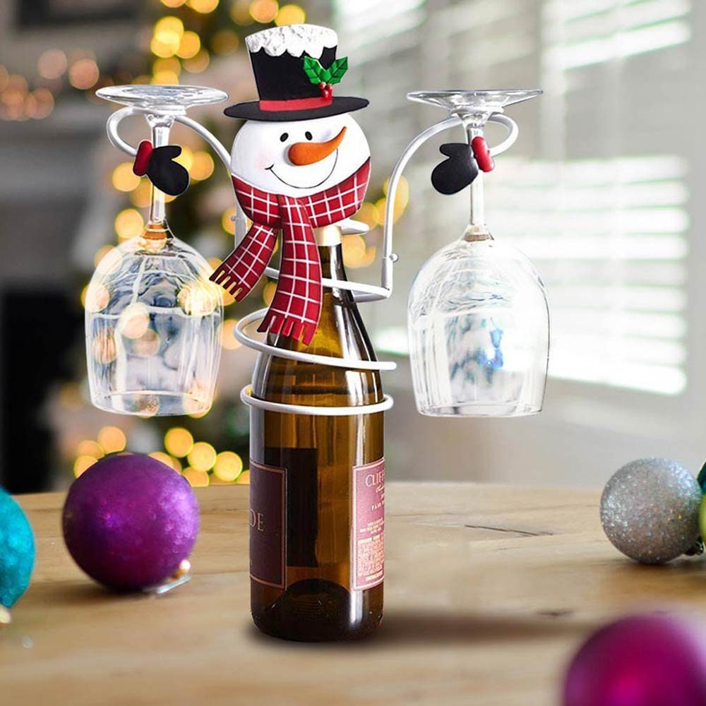 Christmas, Christmas Decorations, Christmas Wine Bottle Holder, Wine ...