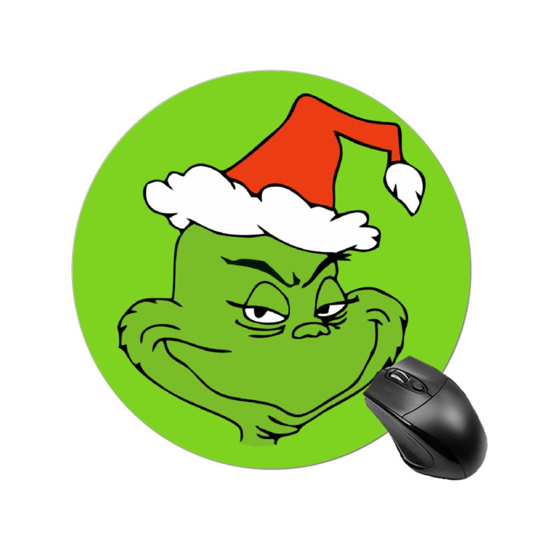 The Grinch, Grinch Mouse Pad, Christmas Decorations, Mouse Pad - Etsy