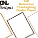 Fall-halloween-thanksgiving Border Clipart Pack - Etsy