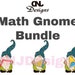 Math, Gnome, Math Gnomes, Gnome Illustrations, Math Gnome Illustrations ...