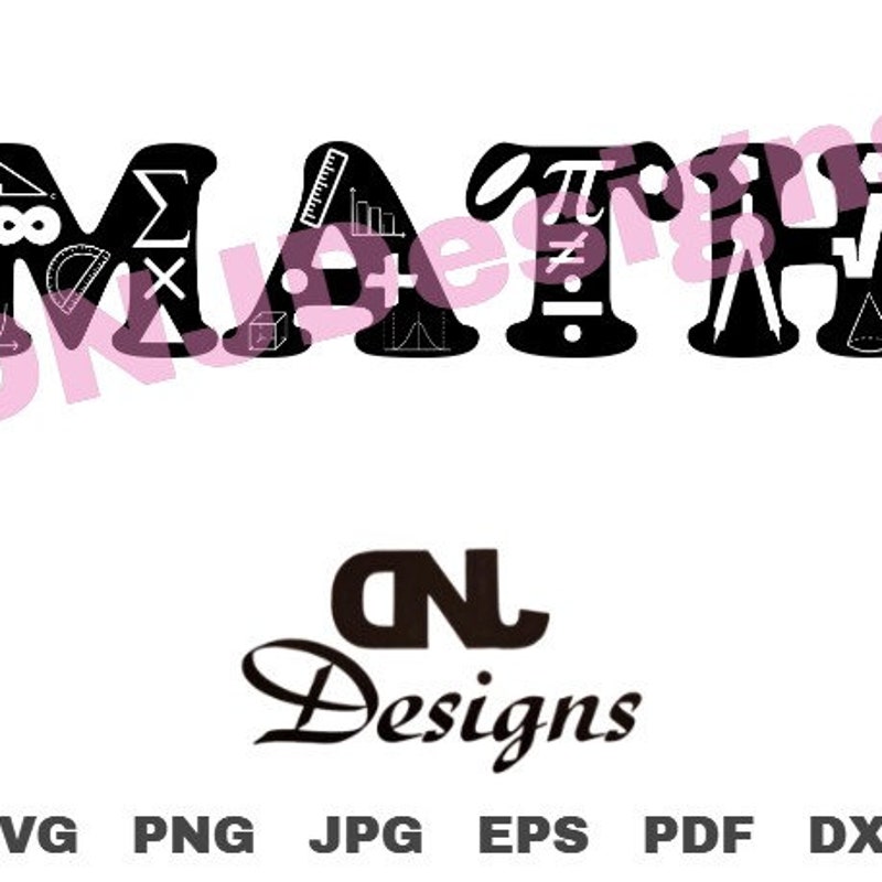 Math Symbols Svg - Etsy