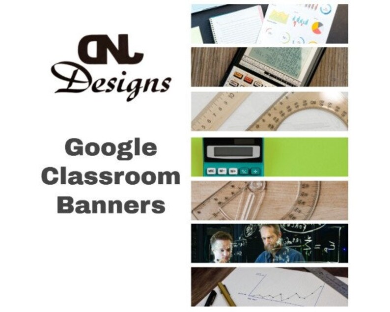 Google Classroom Banner Math Mega Pack 1, Teacher, Classroom, School ...