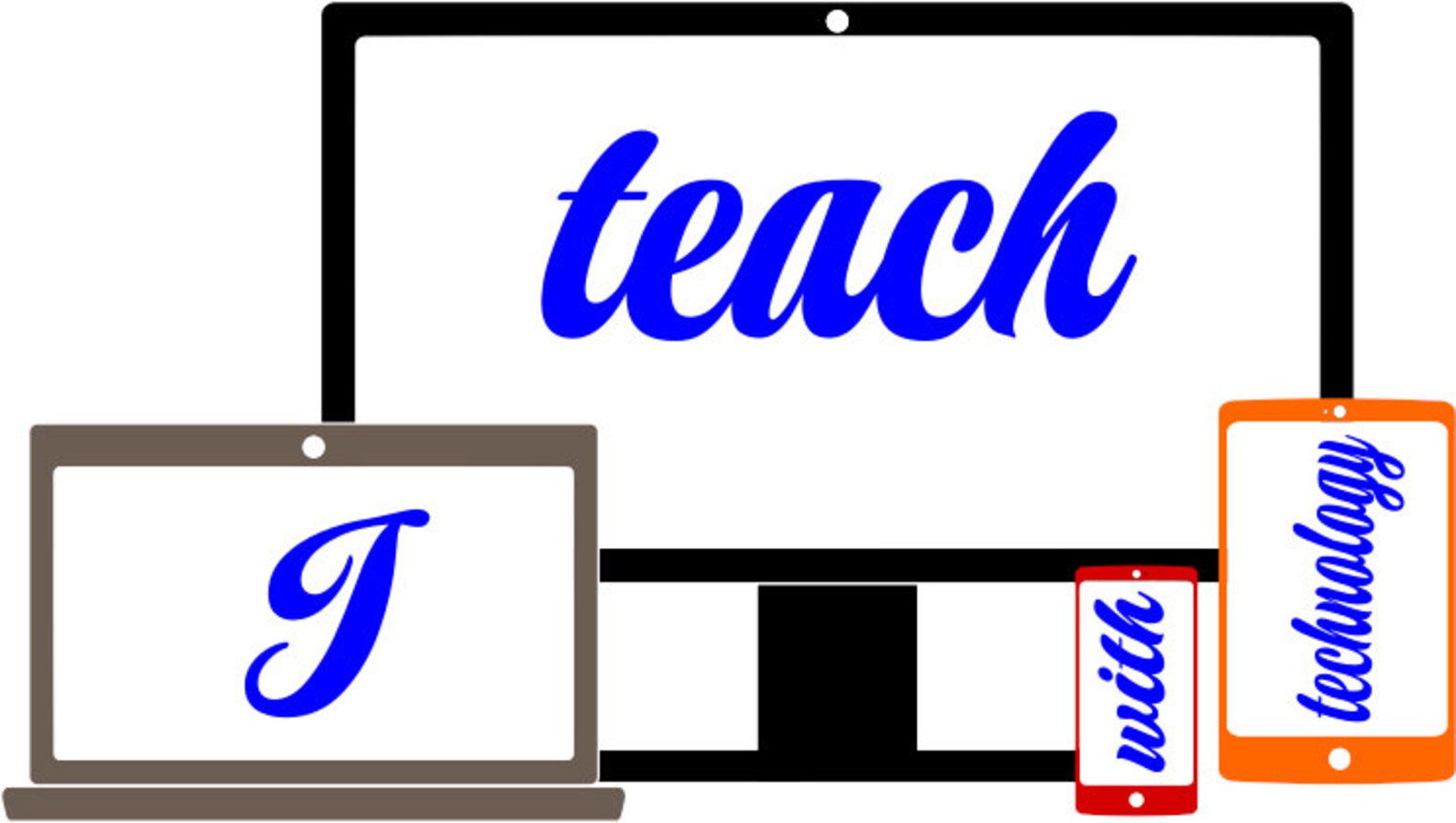 I Teach With Technology Svg Files School Education - Etsy