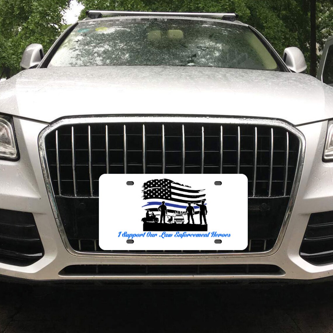 I Support Our Law Enforcement Heroes License Plate - Etsy