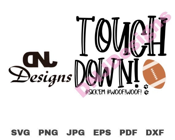 Touchdown Dawgs Cut File Pack - Etsy
