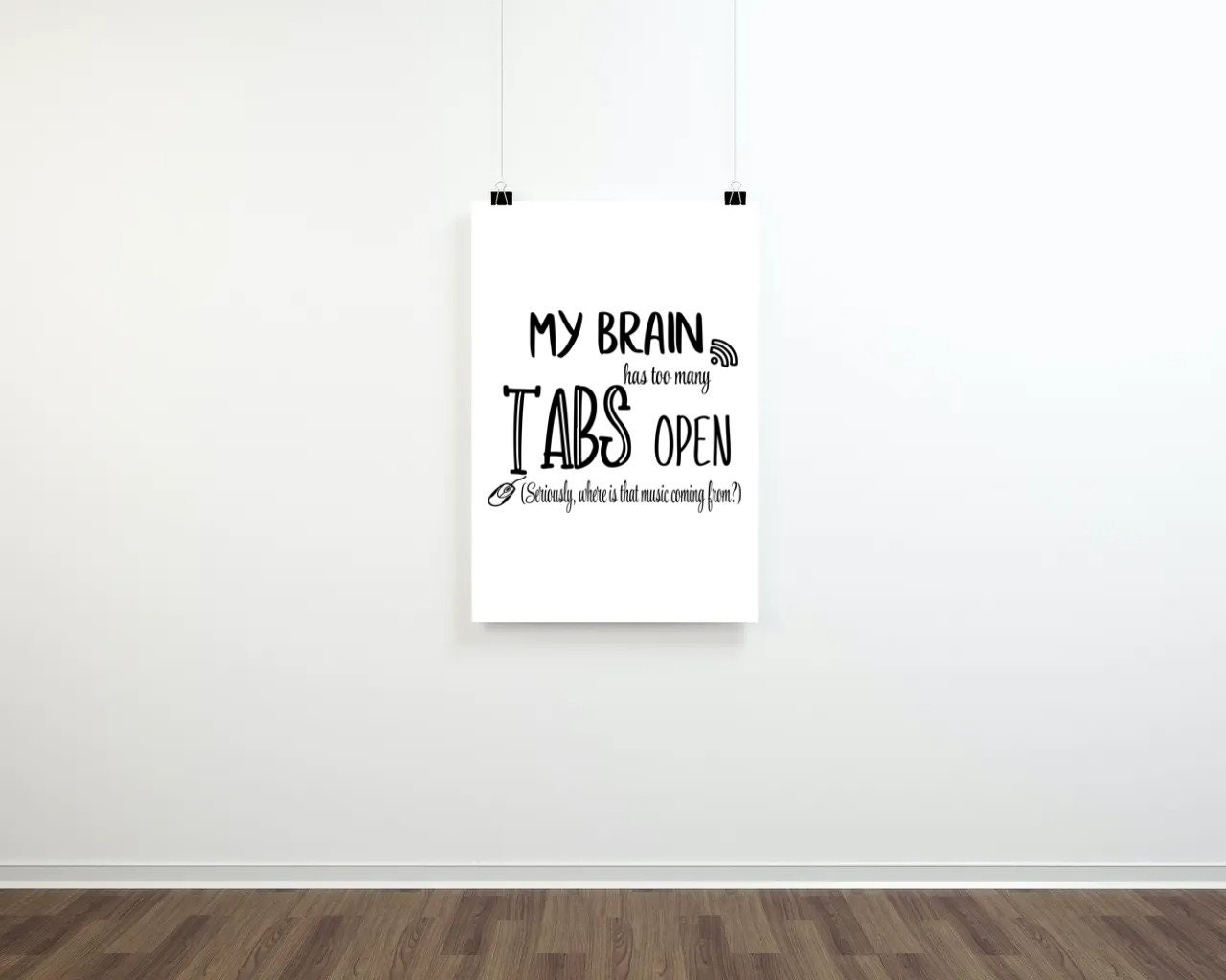 My Brain Has Too Many Tabs Open Cut File Pack Cricut - Etsy